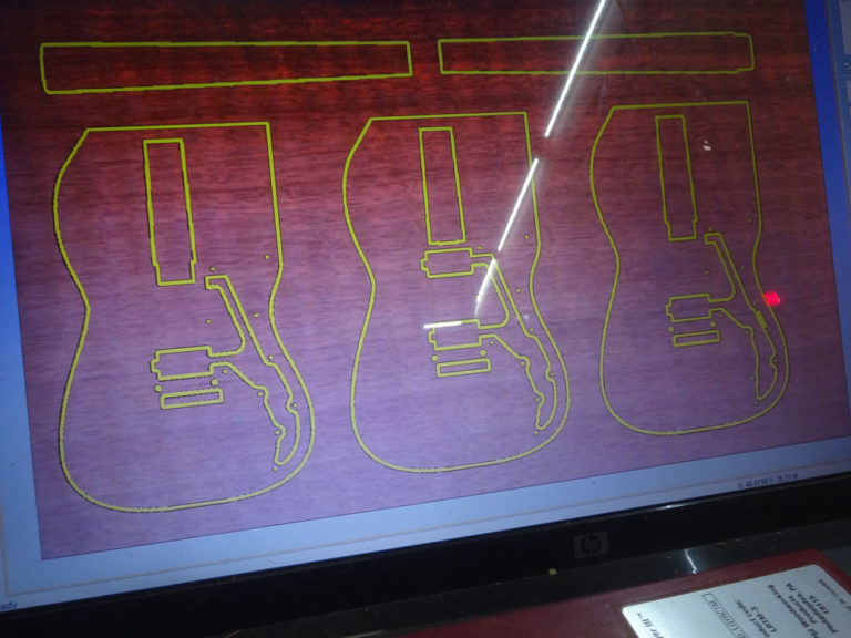 Custom Guitar Templates: CNC Router'ed MDF