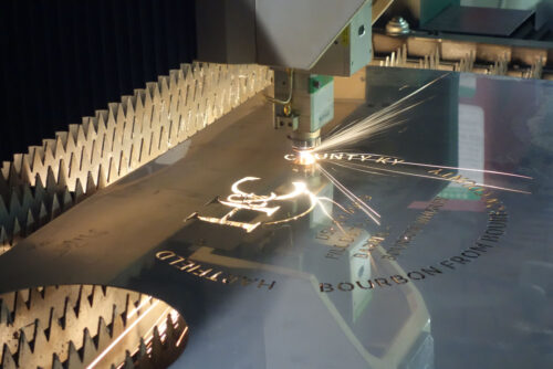 Custom Bourbon Barrel Stencil: 316SS